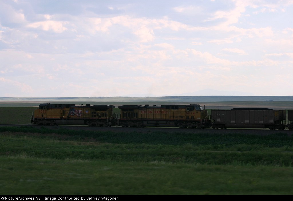 Eastbound UP coal train